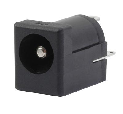 China CUI PJ-044A DC power jack featuring 2.0 mm center pin and 2.5 A rating for through hole PCB mounting for sale