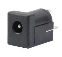 China CUI PJ-055D DC power jack featuring 1.3 millimeter center pin and 3 amp rating for power input solutions for sale