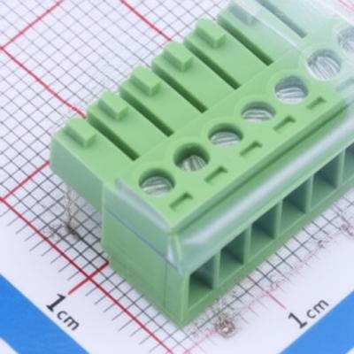 China 3.50mm pitch pluggable terminal block chxunda XD15EDGK-3.5-7P-V designed for wire gauge 28 to 16 AWG for sale