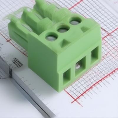 China single row pluggable enclosed terminal block chxunda XD15EDGK-3.81-3P-V 3.81mm pitch 300V 8A rating for sale