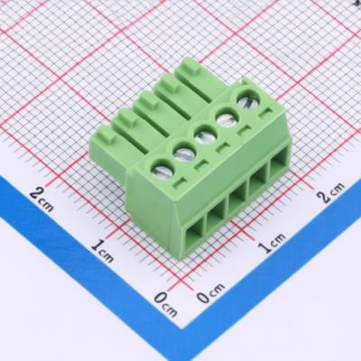 China pluggable terminal block chxunda XD15EDGK-3.5-5P-V with 3.50mm pitch and durable PA66 steel brass materials for sale