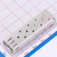 China Lead Free SFP 1x1 Cage Copper Alloy Component FOXCONN 3S000000-3L-4F Host Board Compatible for sale