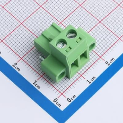 China Pluggable Terminal Block Screw Terminal 5.08mm Pitch Rated 300V 15A chxunda XD2EDGKM-5.08-2P-V Connector for sale
