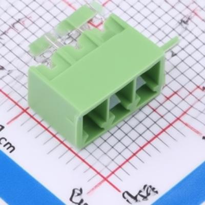 China Pluggable terminal block chxunda XD15EDGVC-3.5-3P-V rated 300 volts and 8 amperes current for wiring for sale