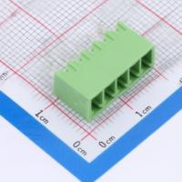China Single Row Terminal Block 3.50mm Pitch chxunda XD15EDGVC 3.5 5P V Brass Nickel Plated Pins Connector for sale
