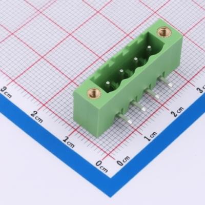 China Plug in terminal block chxunda XD2EDGRM-5.08-4P-V single row 5.08mm pitch rated for 15 amps and 300 volts for sale