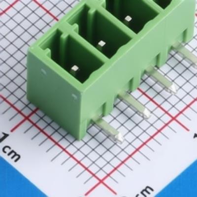 China Pluggable terminal block chxunda XD15EDGRC-3.81-4P-V single row 3.81mm pitch brass nickel plated pins for sale