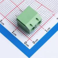 China Electrical terminal block single row screw type chxunda XD301V-5.0-2P-V 5 millimeter pitch connector for sale