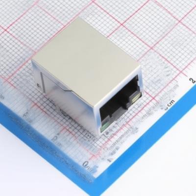 China electronic connector CND-tek T11594L6T TAB-DOWN 1X1 10G with gold plated terminals and black housing for sale