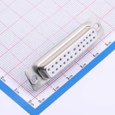 China Industrial electrical connector Hanbo Electronic DS20125FC3A00A2 with copper alloy terminals and nickel plated shell for sale