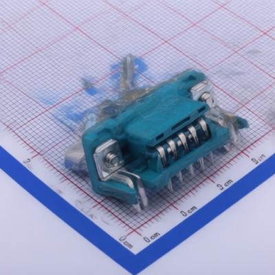 China D SUB Connector Right Angle 9 Position 2.77mm Pitch with Copper Alloy Contact FOXCONN DT10121 M5N3 4F for sale