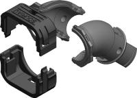 China Composite backshell with cable tie device and 45 degree angle EATON 8MQ2B1M2620A RoHS REACH compliant for sale
