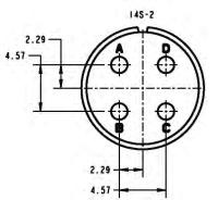 China solder termination circular connector Harwin C90-3106F10SL-4P with threaded and polarized coupling for sale