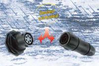 China Plastic Circular Connector EATON SC24WL-3S25 with IP68 IP69K Rating and Secure Rapid Locking Mechanism for sale