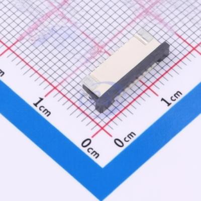 China Hanbo Electronic HB-FPC-10WSXJ-K-H258P 1.0K Type H2.5 Housing and Actuator with Smooth Plastic Surface for sale