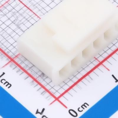 China electrical connector Hanbo Electronic WAFER-HA254JK-6A with brass tin plated contacts and LCP PA66 housing for sale