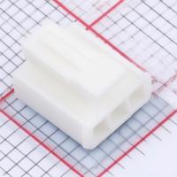 China electrical connection component Hanbo Electronic WAFER-HY200JK-3A with brass contacts and white LCP PA66 base for sale