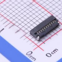 China ZIF Flexible Printed Circuit Connector Right Angle 0.3mm Pitch 1.0H Height Part HC FPC 03 10 21RLTAG for sale