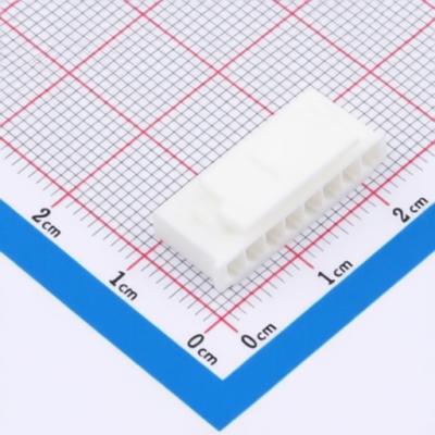 China electrical connector Hanbo Electronic WAFER-HA254JK-8A with brass contacts and white LCP PA66 UL94V-0 base material for sale