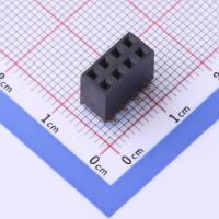 China Electronic Connector Double Row Pin Header Surface Mount SMT HCTL PM254-2-04-S-8.5 Plastic Height 85mm for sale