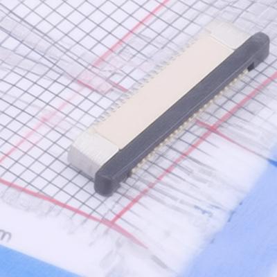 China 05B20 series SMT connector HanElectricity 05B20L24T 0.5 mm pitch 2.0 mm height thermoplastic housing for sale