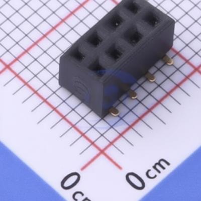 China 2.00mm Pitch Double Row Pin Header Surface Mount HCTL PM200-2-04-S-4.3 Suitable for PCB Applications for sale