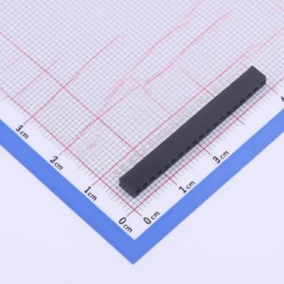 China Electronic Connector HCTL PM200-1-19-Z-4.3 Single Row Straight Pin Header with 4.3mm Plastic Height for sale