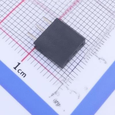 China Single row header connector 2.54mm pitch straight pin type HCTL PM254-1-03-Z-8.5 for electronic connections for sale