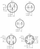 China Durable rugged circular connector Harwin C90-3102R14S-6P with solder termination and environmental sealing for sale