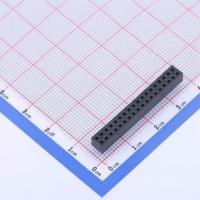 China Straight pin double row header HCTL PM200-2-18-Z-4.3 offering precise 4.3 plastic height connection for sale