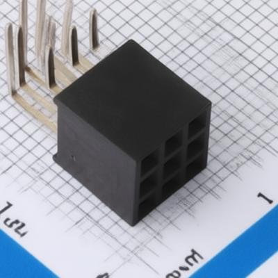 China 254mm Pitch Female Header Connector Straight Pin Plastic Height 85mm HCTL PM254-3-03-W-8.5-G0 for Electrical Interfaces for sale