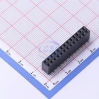 China 2.54mm pitch dual row header connector surface mount type HCTL PM254-2-13-S-8.5 plastic height 85mm for sale
