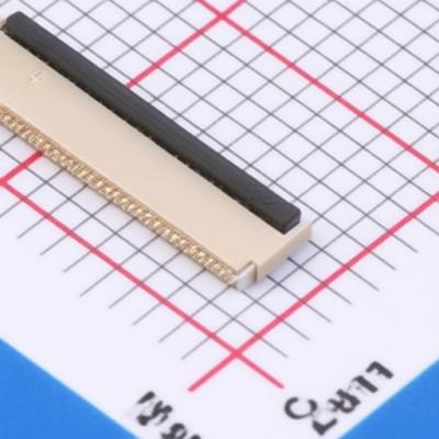 China High Current Flexible Printed Circuit Connector Front Insertion Rear Flip Open ZIF Mechanism HCTL HC FPC 03 09 35RLTAG for sale