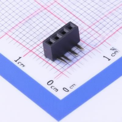 China Single Row Connector 2.00mm Pitch Right Angle Pin Surface Mount Electronic Part HCTL PM200-1-04-W-4.3 for sale
