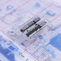 China 254 Pitch Double Row Round Pin Female Connector Plastic Height 3.0mm Model HCTL PM254-2-12-Z-3.0-C for sale