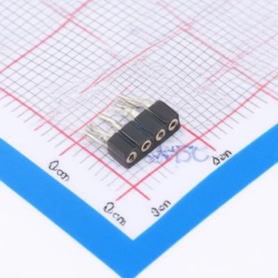China Electronic Component Single Row Female Header Straight Pin 3.0 mm Pitch HCTL PM200-1-04-Z-3.0-C Connector for sale