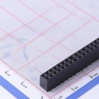 China Double Row Pin Header SMT Surface Mount Plastic Height 85mm Pitch 254mm HCTL PM254-2-17-S-8.5 Connector for sale