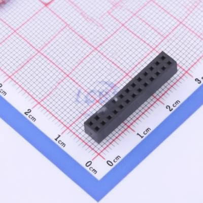 China Electronic Connector Double Row Pin Header HCTL PM200-2-13-Z-4.3 Straight Pin 0.5x0.2 Dimensions for sale