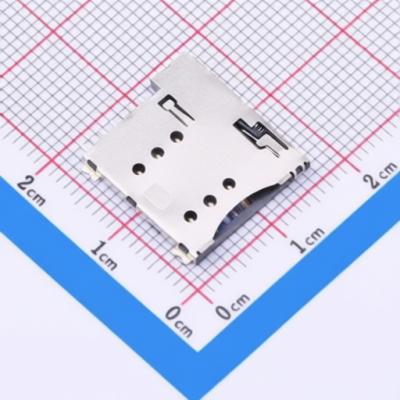 China Micro sim card connector HanElectricity SIM-002-P7 designed for seamless integration and performance for sale