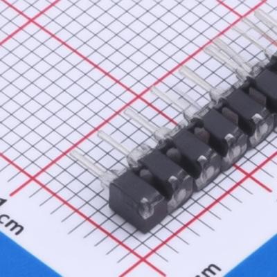 China Single row header connector with phosphor bronze contacts and 3A current rating HCTL PM254-1-08-Z-3.0-C for sale