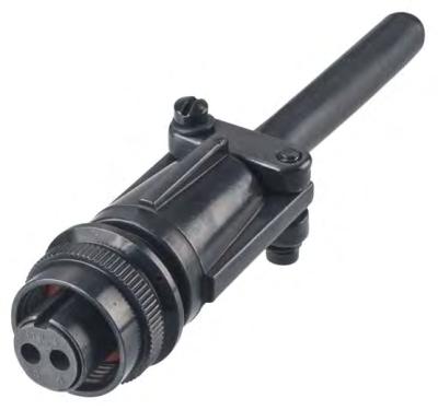 China Circular connector Harwin C90-3106F10SL-3S with aluminium alloy shell and polarised threaded coupling for sale