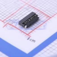China FPC connector with 03 millimeter pitch zero insertion force right angle flip lock HC FPC 03 10 15RLTAG for sale