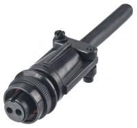 China Durable circular connector Harwin C90-3101F14S-6P with polarized threaded coupling and RoHS compliance for sale