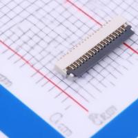 China FPC Connector ZIF Front Flip 05mm Pitch 10H Height HCTL HC-FPC-05-10-18RLTAG Flexible Printed Circuit for sale