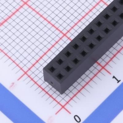 China Electronic component double row straight pin header HCTL PM200-2-10-Z-4.3 for connector applications for sale