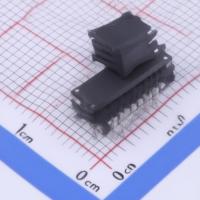 China Double Row Straight Pin Header HCTL PM200-2-07-Z-4.3 with 0.5x0.2 Pin Size Plastic Height Z for sale