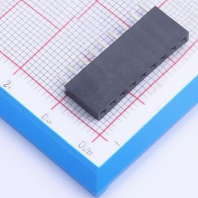 China 2.54mm Single Row Straight Pin Header Connector HCTL PM254-1-09-Z-8.5 for Electronic Applications for sale
