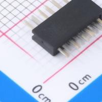 China Single row straight pin header connector plastic width 2.1mm HCTL PM127-1-07-4.3-G0 electronic part for sale