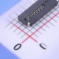 China Zero Insertion Force ZIF FPC Connector Flip Top Right Angle 03 Pitch 10 Height HC FPC 03 10 23RLTAG for sale