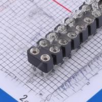 China Electronic connector double row round pin female plastic height 3.0 millimeter HCTL PM254-2-08-3.0-C for sale